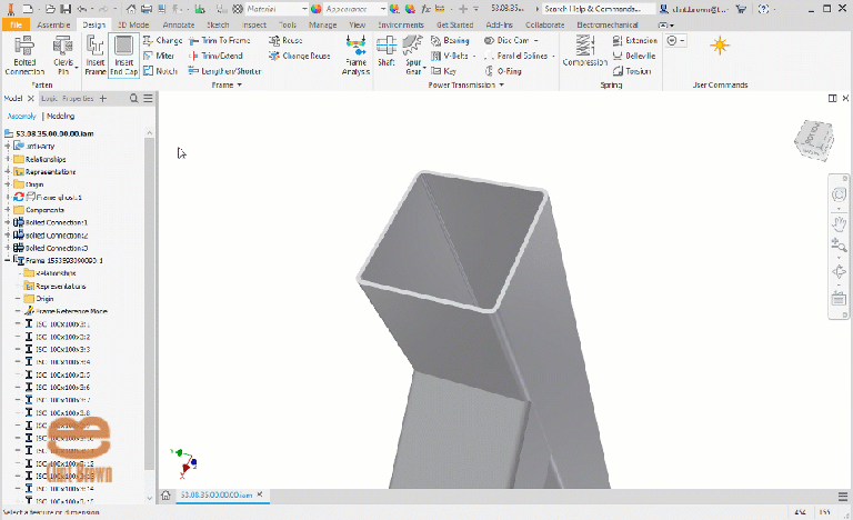 Inventor 2020: Frame Generator End Cap – Clint Brown