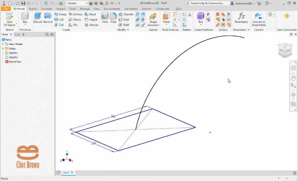 Inventor 2020: Improved User Interface – Clint Brown