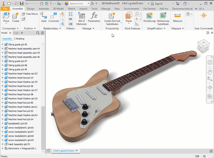Inventor 2020.1 Virtual Part Update – Clint Brown