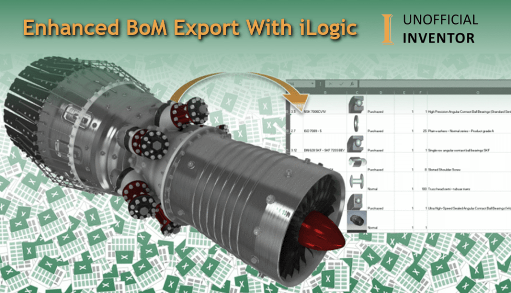 Enhanced BoM Export With iLogic – Clint Brown