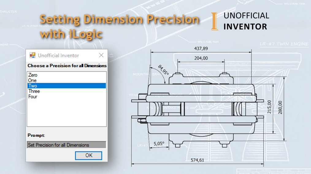 Setting Dimension Precision with iLogic – Clint Brown