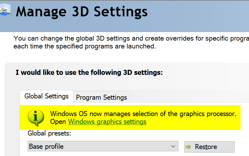 Troubleshooting Dual Graphics cards on Windows – Clint Brown