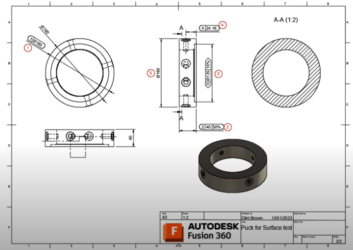 Inspection Dimensions: Fusion 360 – Clint Brown